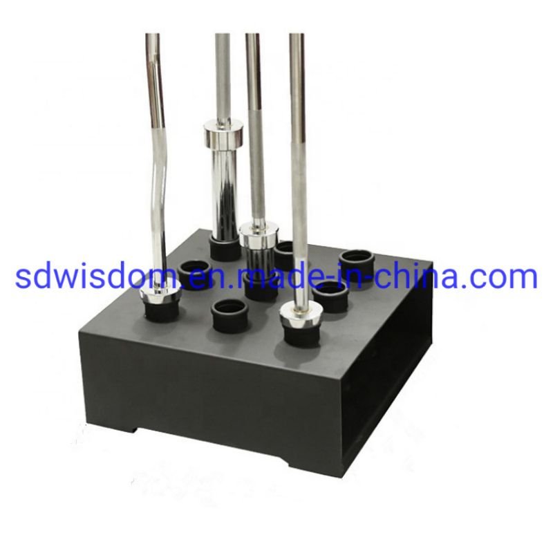 Home and Gym Use 9 Hole Vertical Barbell Storage Rack /Barbell Bar ...